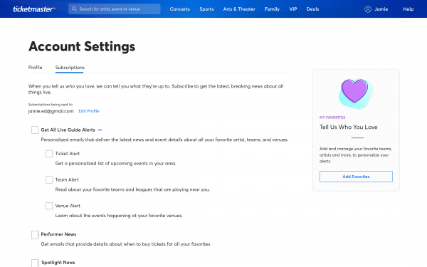 Ticketmaster Account Manual: Read the User Guide