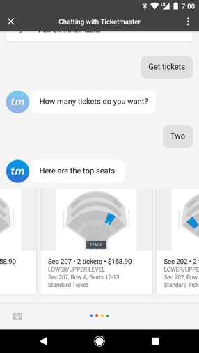 Ticketmaster x Google Assistant