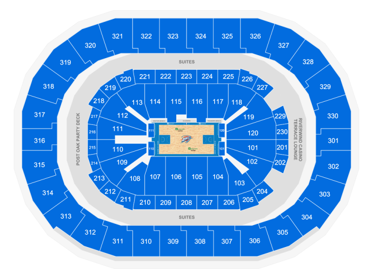 Paycom Center Guide: Stadium Rules & Bag Policy, Food, Seating & Parking